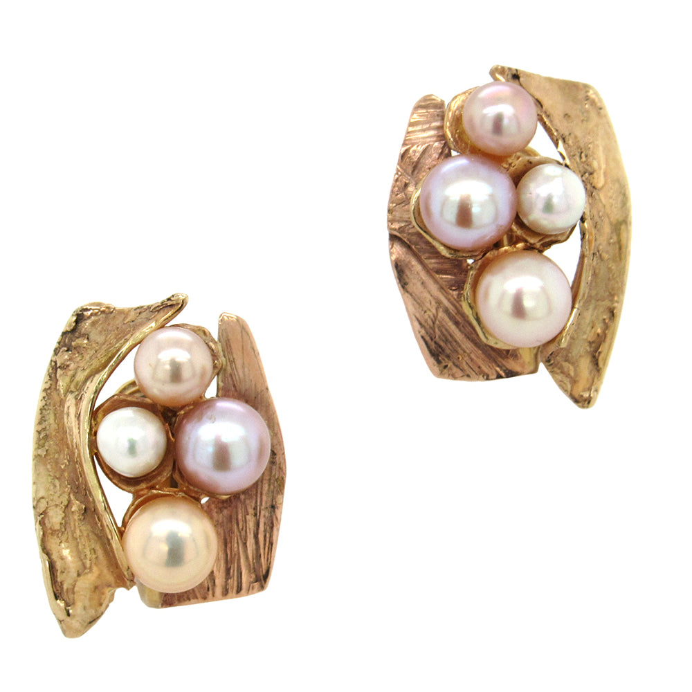 Glenda Arentzen: Freshwater Pearls Clip-On Earrings – aaronfaber