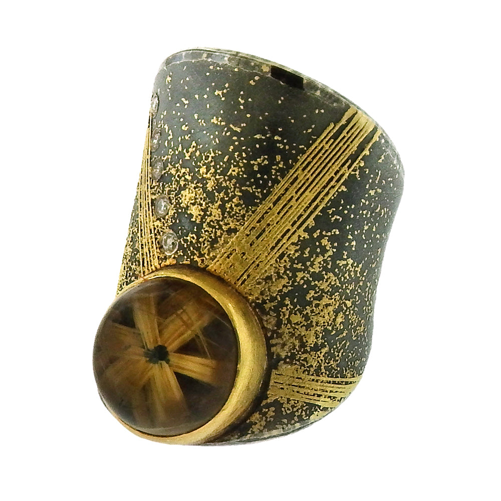 Peter Schmid: Rutilated Quartz Ring – aaronfaber