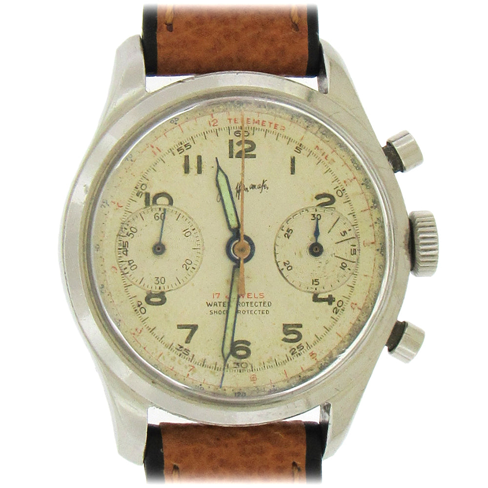Stainless Steel Vintage Chronograph – aaronfaber