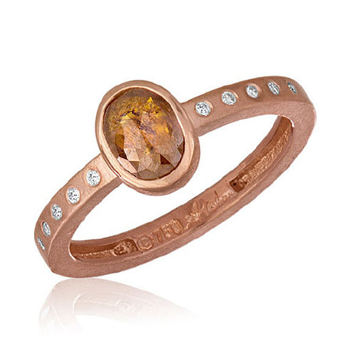 Natural Rose Cut Diamond Ring – aaronfaber